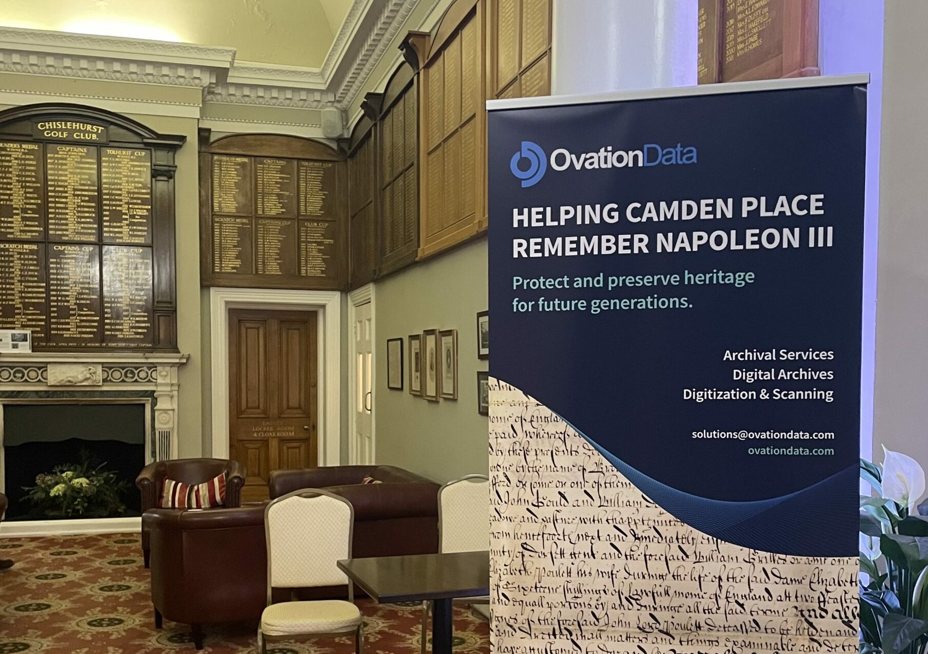 Ovation Helps Preserve the Heritage of Camden Place - Ovation Data