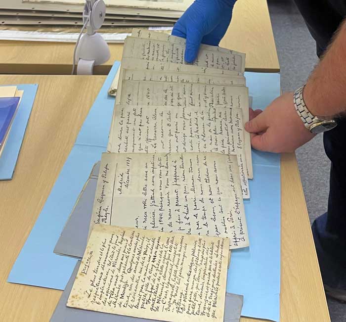 Digitizing Archival Materials from Camden Place - Ovation Data