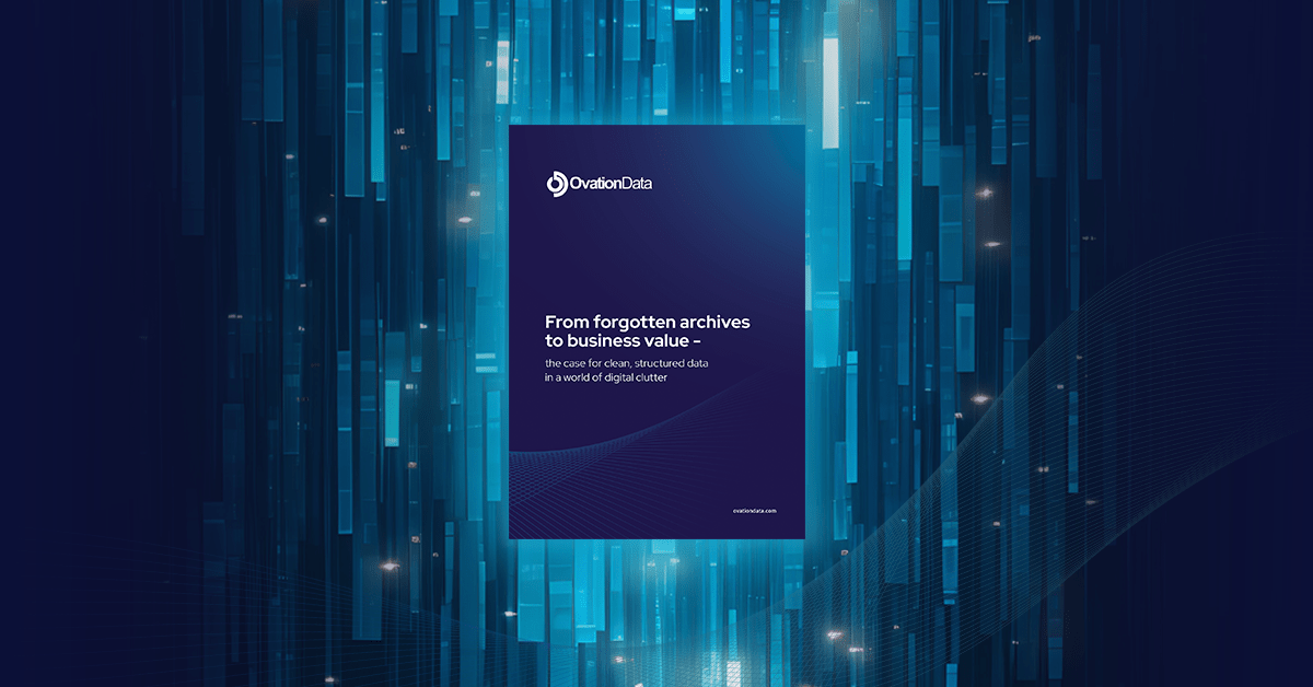 The Case for Clean, Structured Data in a World of Digital Clutter - Ovation Data